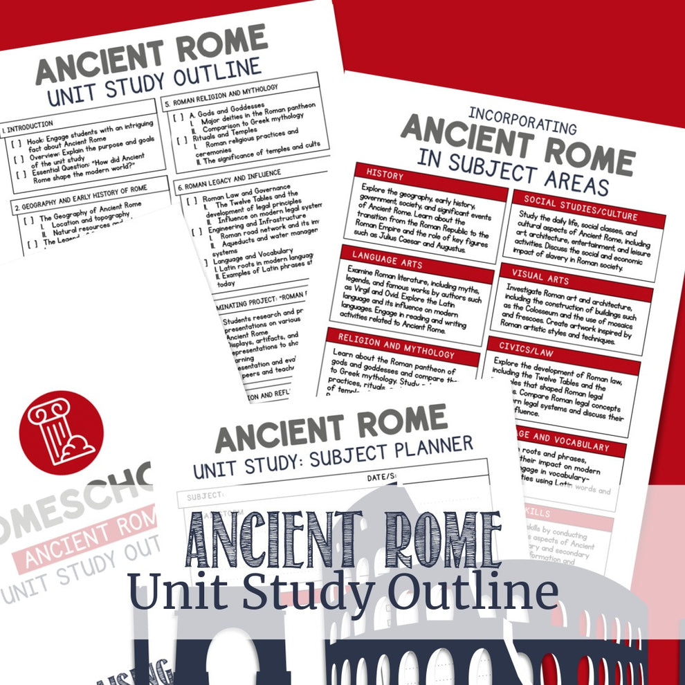 Ancient Rome | Unit Study Outline – Raising Lifelong Learners