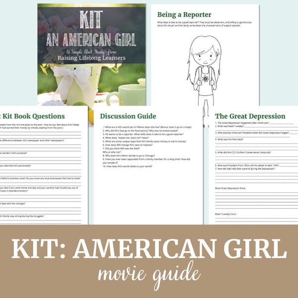 Kit: An American Girl Book and Movie Study – Raising Lifelong Learners