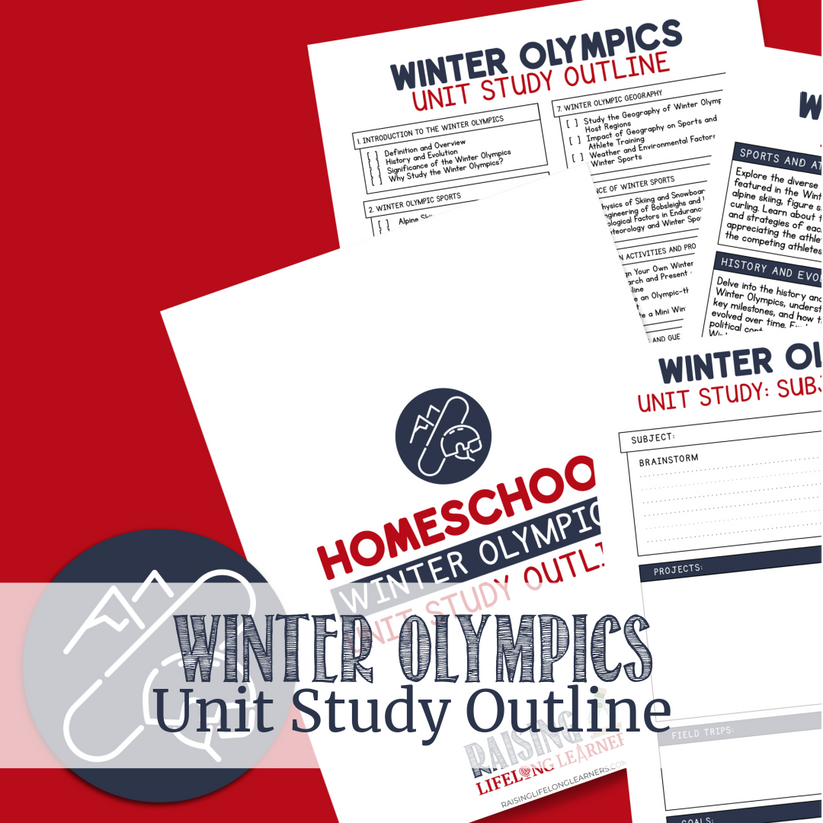 Winter Olympics | Unit Study Outline – Raising Lifelong Learners